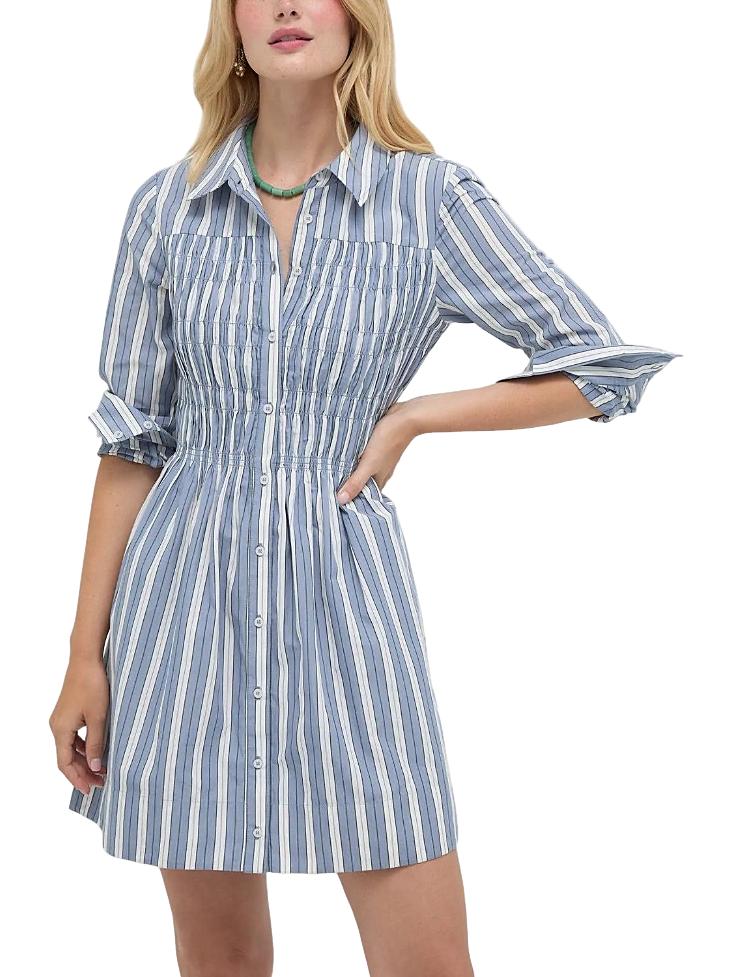 HILL HOUSE HOME Hill House Home The Mira Striped Shirt Dress